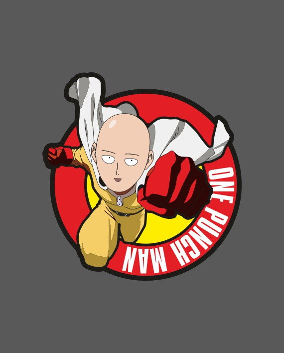 Pegatina Saitama – One Punch Man – adhesivosNatos