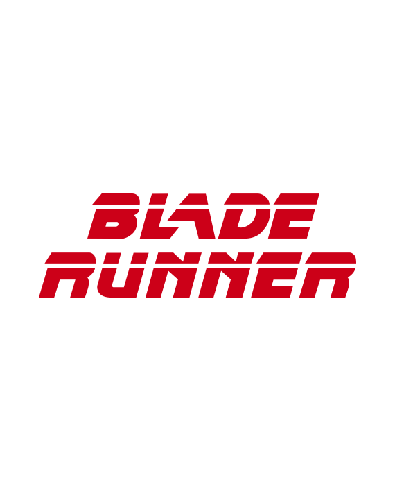 Pegatina Blade Runner Logo Letras – adhesivosNatos