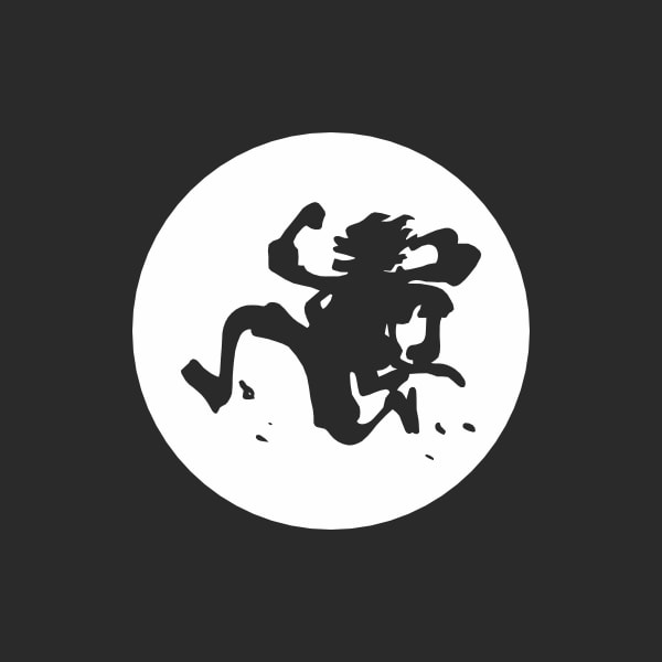 Pegatina Luffy Gear 5 Luna – One Piece – adhesivosNatos